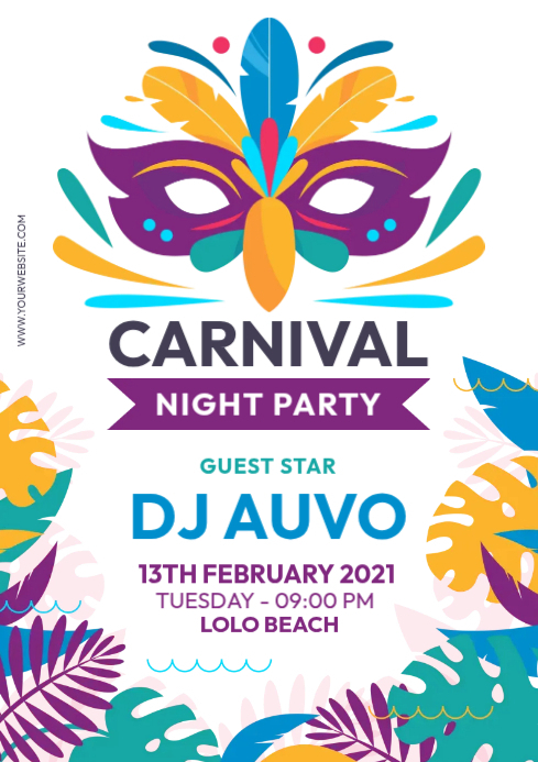 Carnival Night Party Ads Template | PosterMyWall