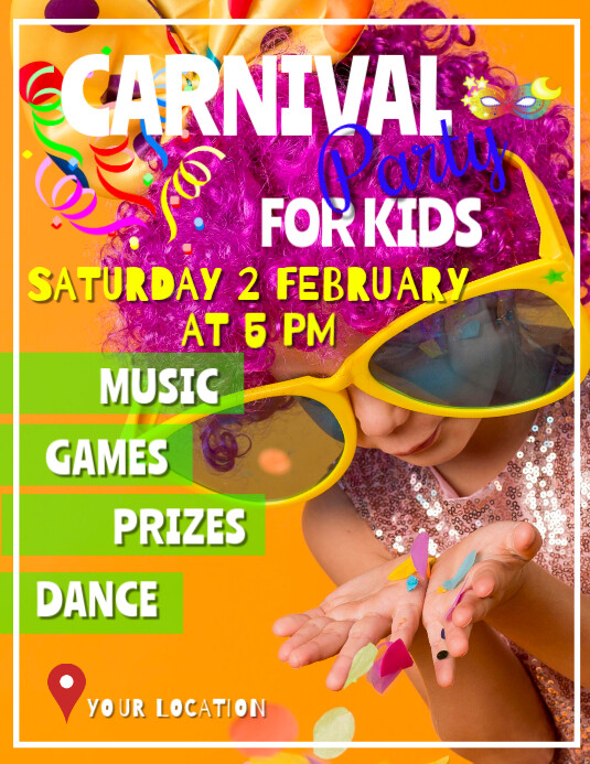 CARNIVAL PARTY (1) Template | PosterMyWall