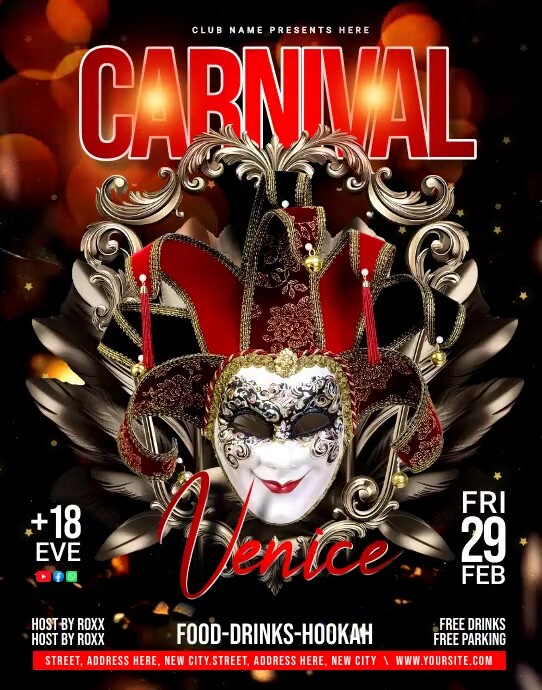 CARNIVAL PARTY Template | PosterMyWall