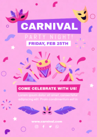 Carnival Night Party Ads Template | PosterMyWall