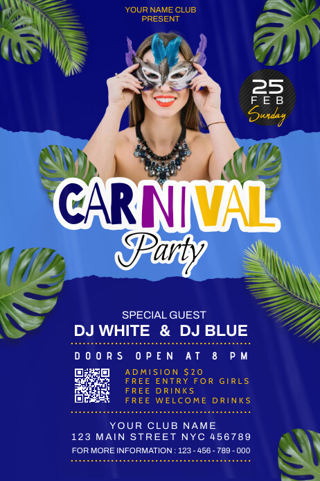 Carnival Party Poster Template | PosterMyWall