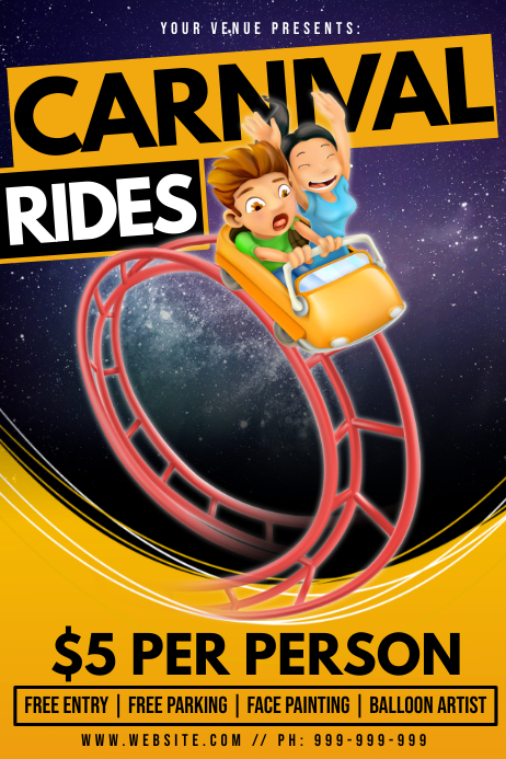 Copy of Carnival Rides Poster | PosterMyWall