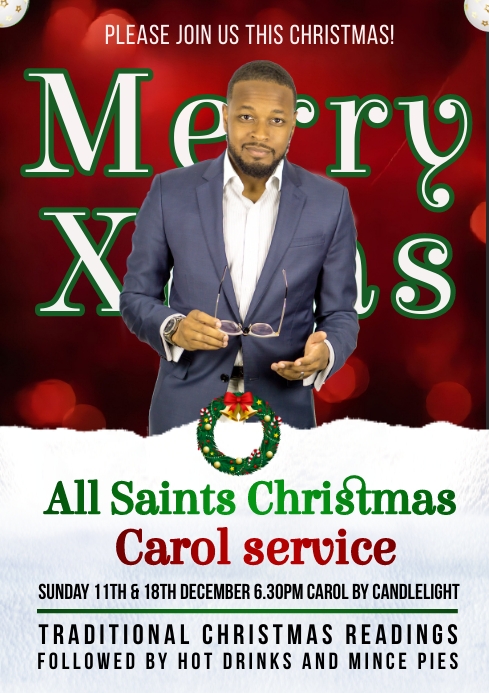 Copy of Carol church | PosterMyWall