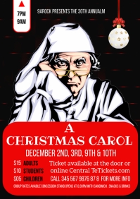 Christmas Carol Template | PosterMyWall