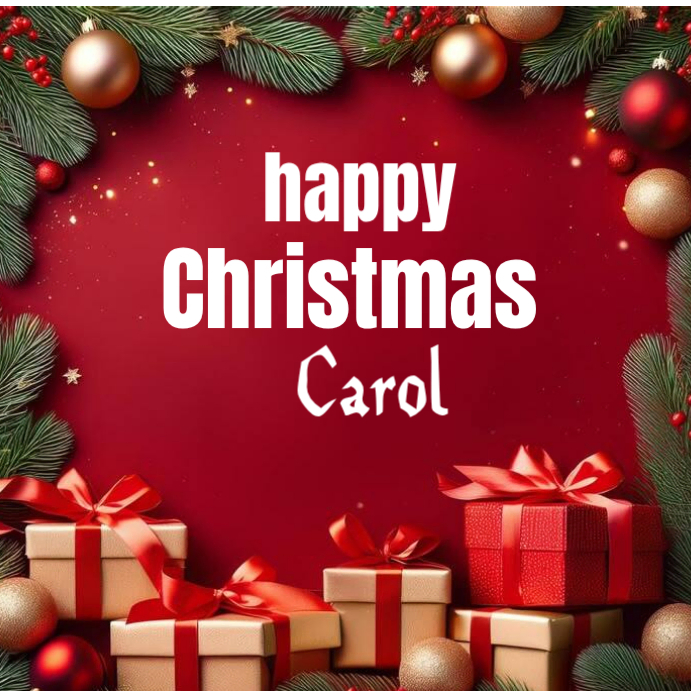 Carol Template | PosterMyWall