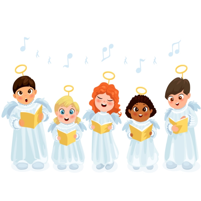 Carol kids singing design template | PosterMyWall