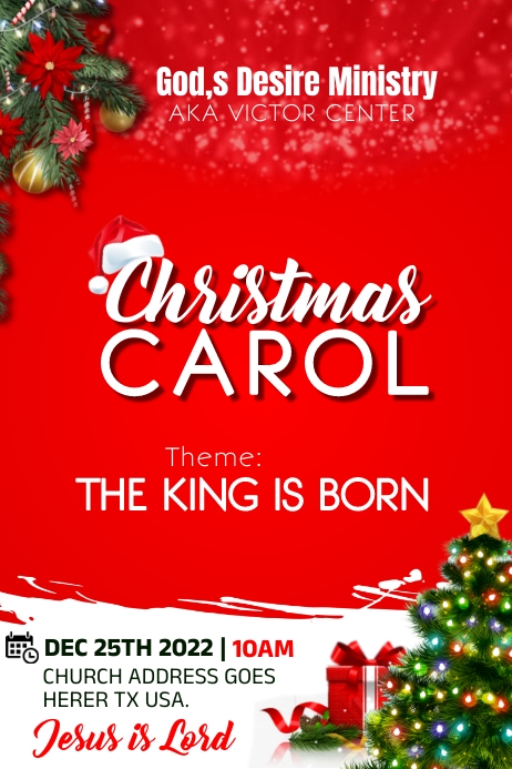 Copy of carol service (7) | PosterMyWall