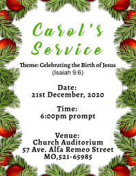 carol flyer service Template | PosterMyWall