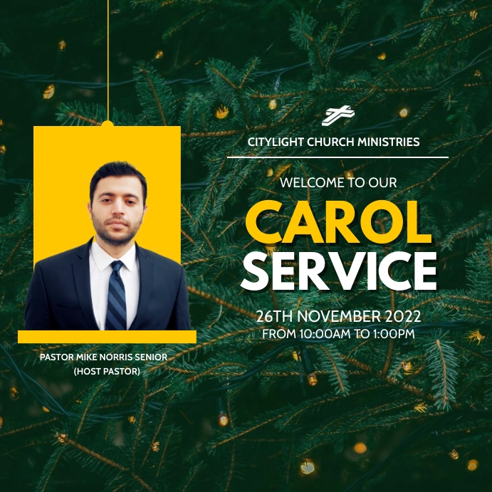 Carol Service Flyer Template Modelo PosterMyWall carol-service-flyer-template-modelo-postermywall