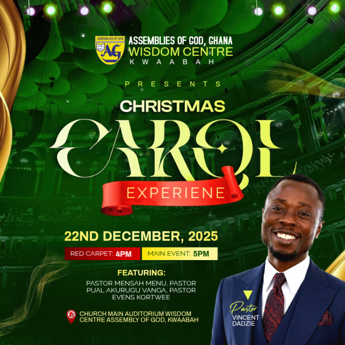 carol service template | PosterMyWall