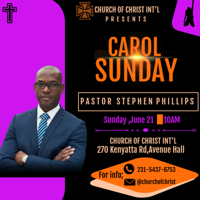 Copy of carol sunday | PosterMyWall