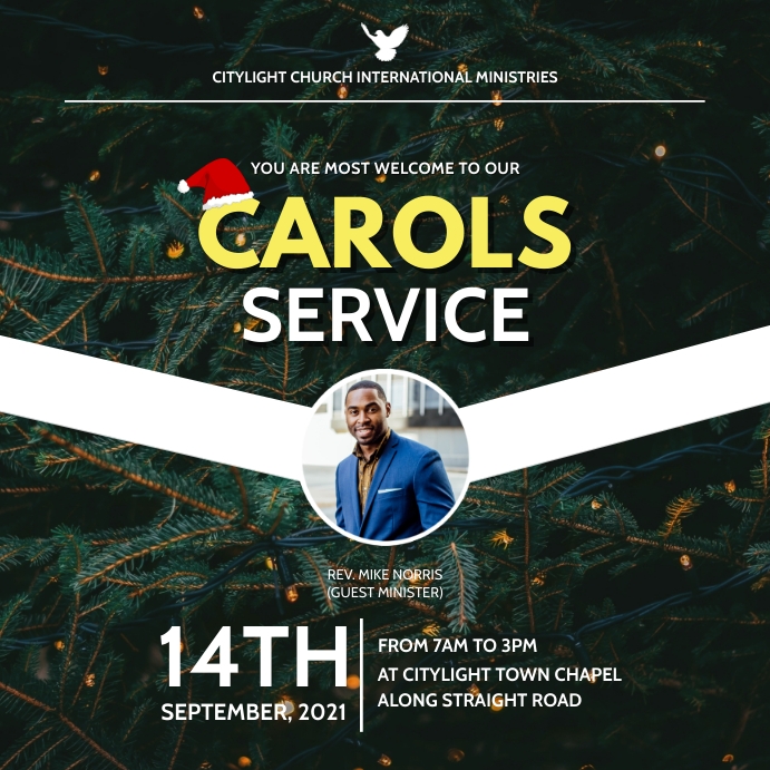 carols service Template | PosterMyWall