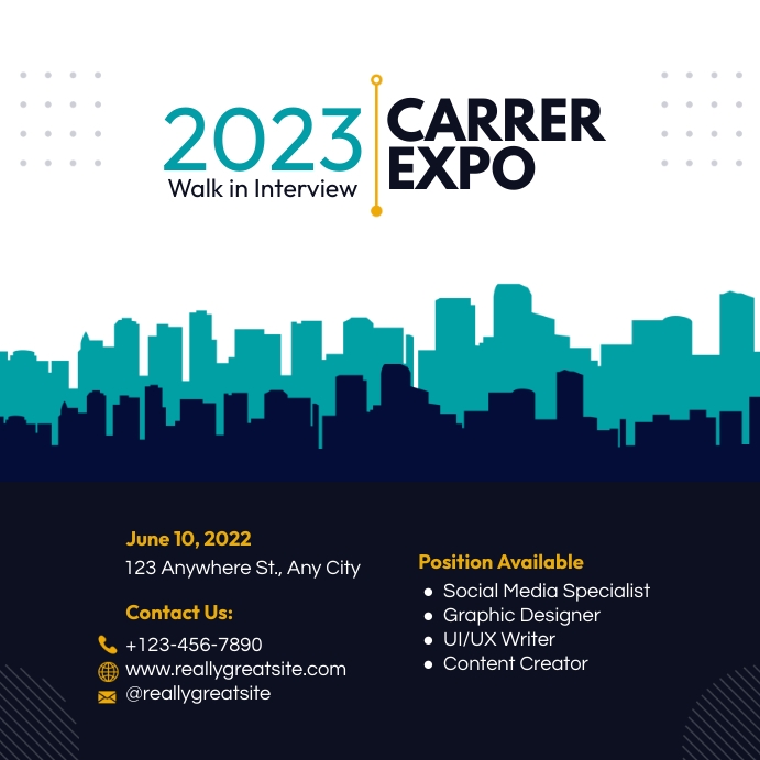 Copy of Carrer Expo | PosterMyWall