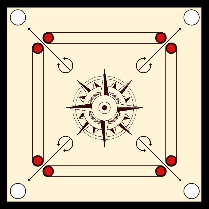Carrom Board Template | PosterMyWall