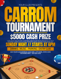 Carrom Tournament Template | PosterMyWall
