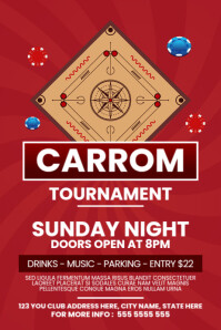 Carrom Tournament Template | PosterMyWall
