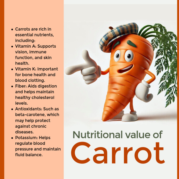 Carrot Template | PosterMyWall