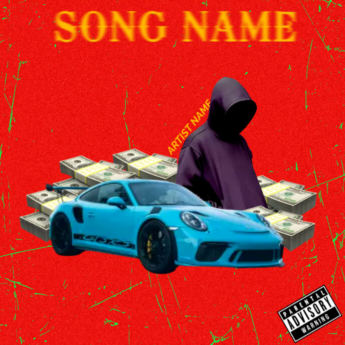 Cars, money album cover Template | PosterMyWall