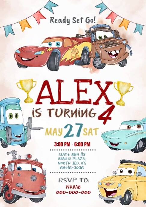 Cars Template | PosterMyWall