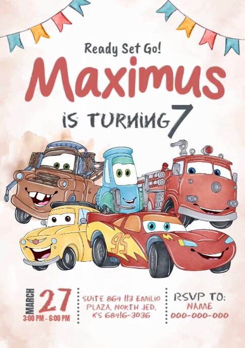 Cars Template | PosterMyWall