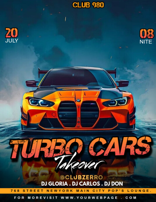 cars events flyers Template | PosterMyWall