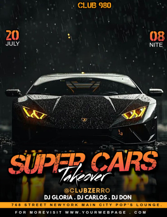 cars events flyers Template | PosterMyWall