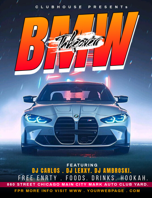 cars events posters Template | PosterMyWall