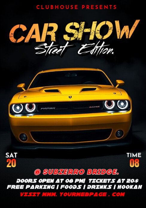 cars events posters Template | PosterMyWall