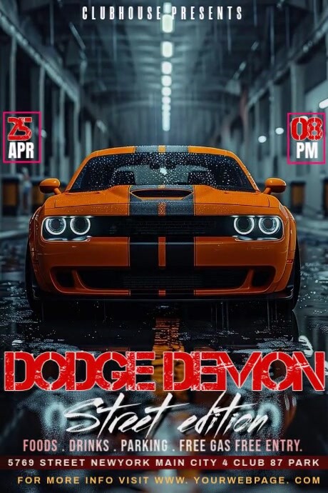 Copy of cars events posters | PosterMyWall