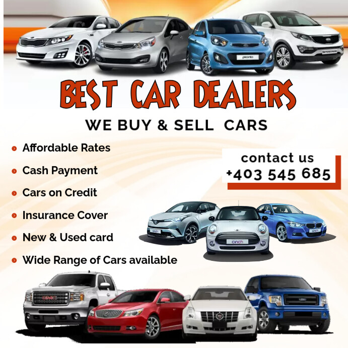 CARS FOR SALE FLIERS/POSTER Template | PosterMyWall