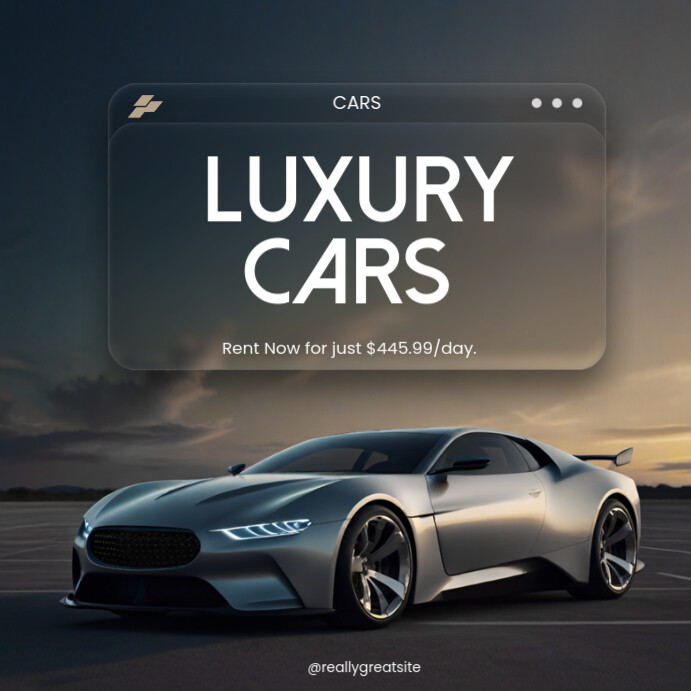 Cars rent Template | PosterMyWall