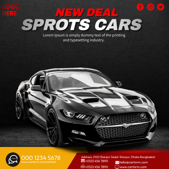 Copy of cars template | PosterMyWall