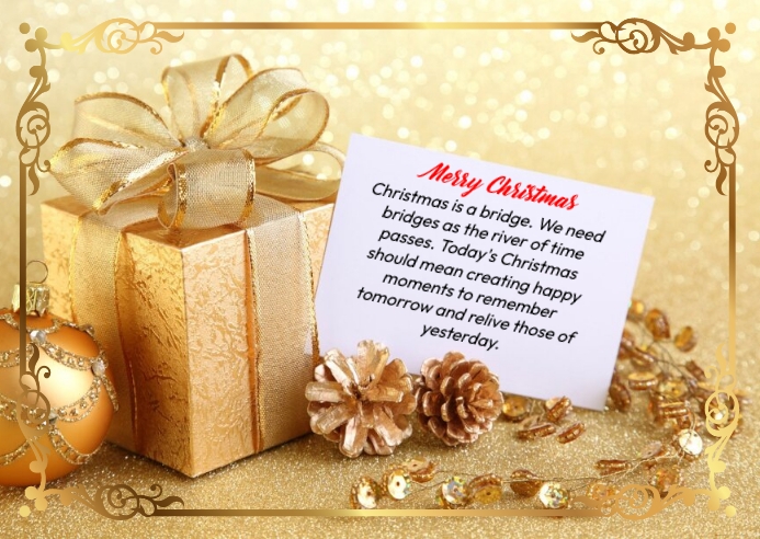 Cartão postal de natal Template | PosterMyWall