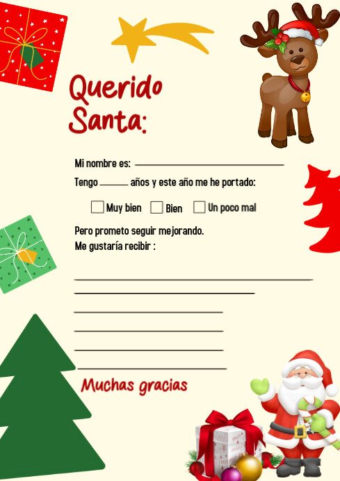 Carta De Santa Actividad De Escritura: Carta A Santa (teacher Made)