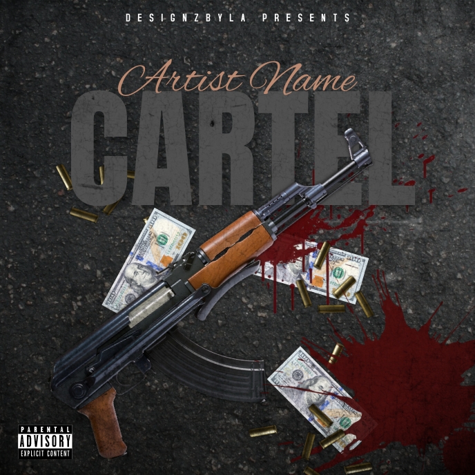 Copy of CARTEL AK47 Album cover art v.1 | PosterMyWall