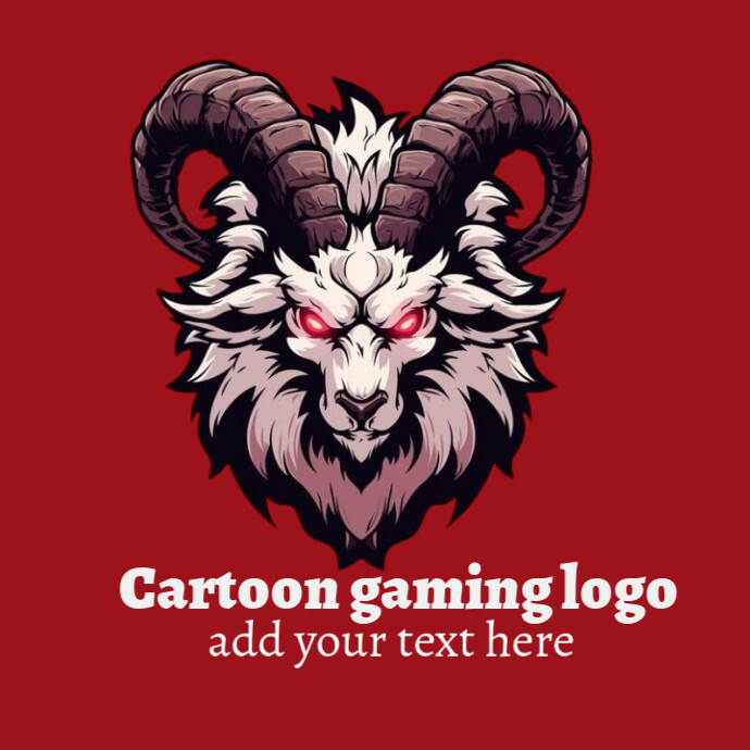 Cartoon gaming logo Template | PosterMyWall