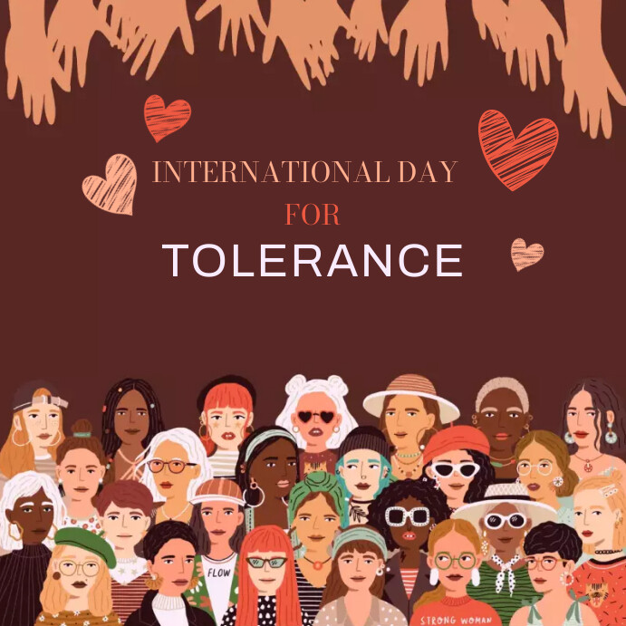 Plantilla de Cartoon International Tolerance Day Instagra | PosterMyWall