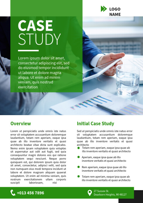 Case Study template | PosterMyWall