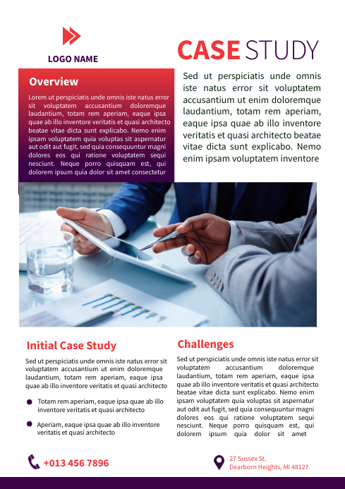 Case Study template | PosterMyWall