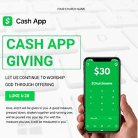 Cash App Giving Template | PosterMyWall