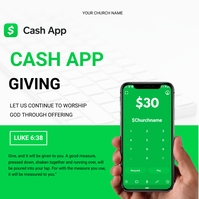 Cash App Giving Template | PosterMyWall