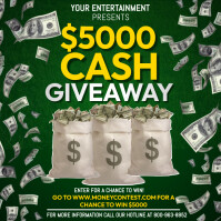 Cash Giveaway Template | PosterMyWall