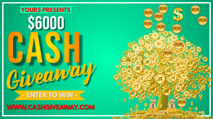 Copy of Cash Giveaway Digital Display (16:9) | PosterMyWall
