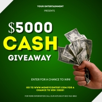cash giveaway contest Template | PosterMyWall
