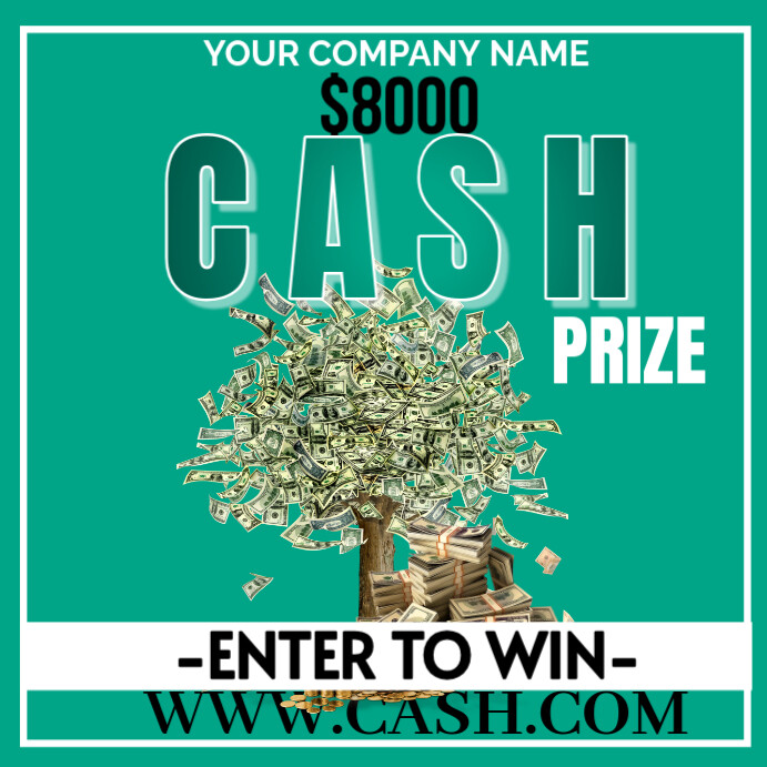 Cash Prize Template Instagram Post | PosterMyWall
