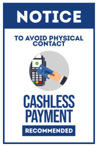 Cashless Payment Recommended Sign Poster Template | PosterMyWall