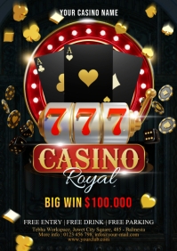 Casino Flyer Template | PosterMyWall