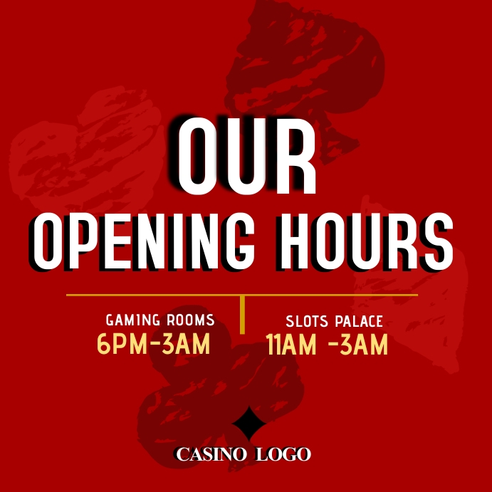 CASINO Template | PosterMyWall