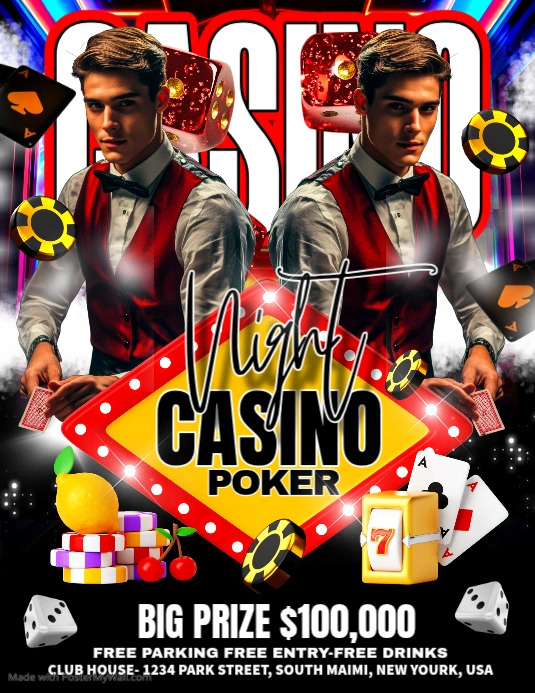 CASINO FLYER Template | PosterMyWall