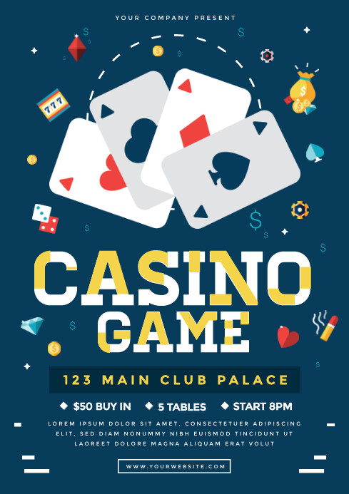 Casino Flyer Template | PosterMyWall